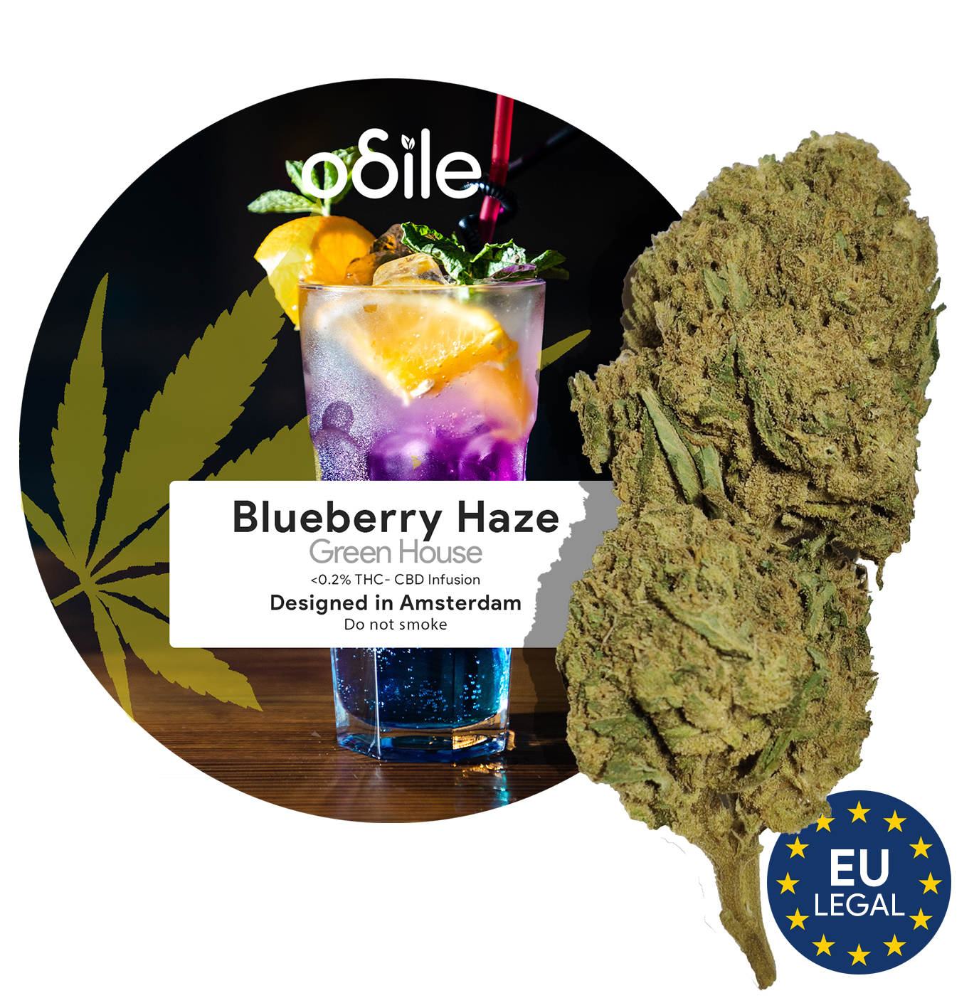 Odile CBD flowers Blueberry Haze - Odile.green